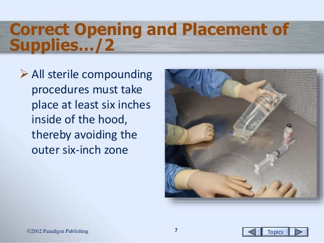 Sterile Compounding Supplies