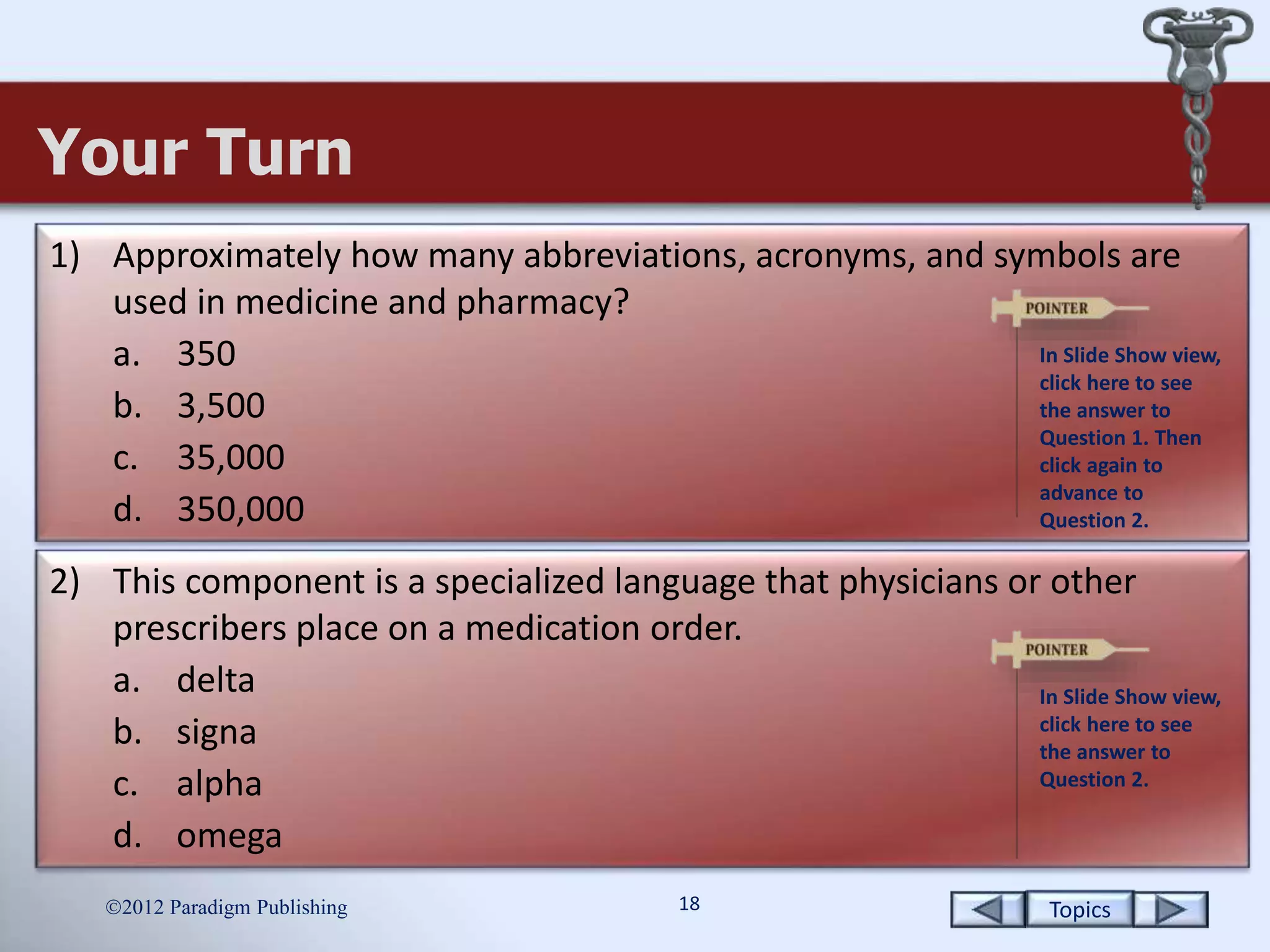 Medication Orders and Labeling | PPTX