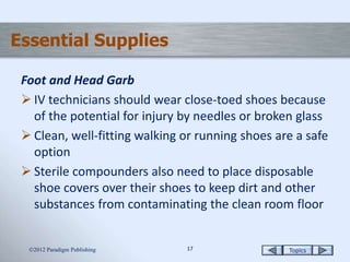 Aseptic Garbing, Hand Washing, and Gloving | PPTX