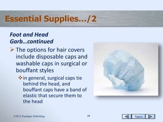 Aseptic Garbing, Hand Washing, and Gloving | PPTX