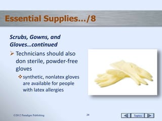 Aseptic Garbing, Hand Washing, and Gloving | PPTX