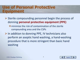 Aseptic Garbing, Hand Washing, and Gloving | PPTX