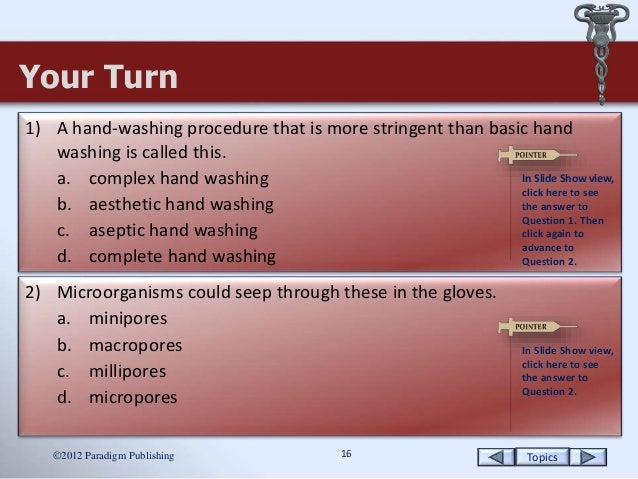 Aseptic Garbing, Hand Washing, and Gloving