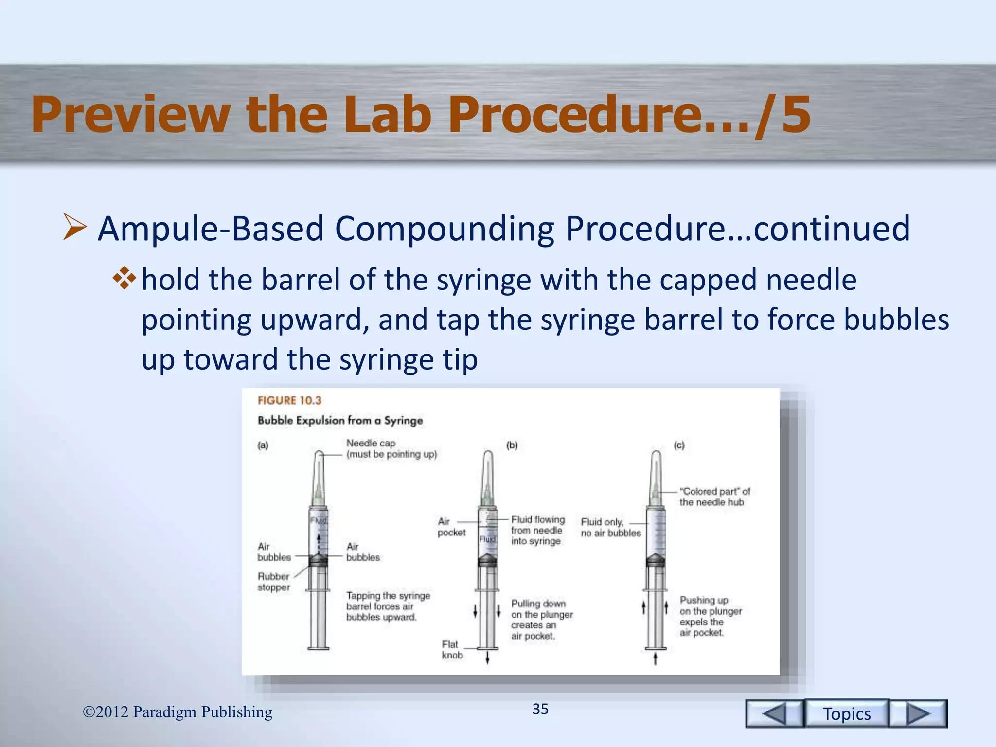 Ampule-Based Preparations | PPTX