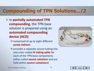 Total Parenteral Nutrition | PPTX