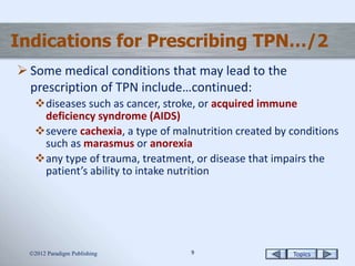 Total Parenteral Nutrition | PPTX