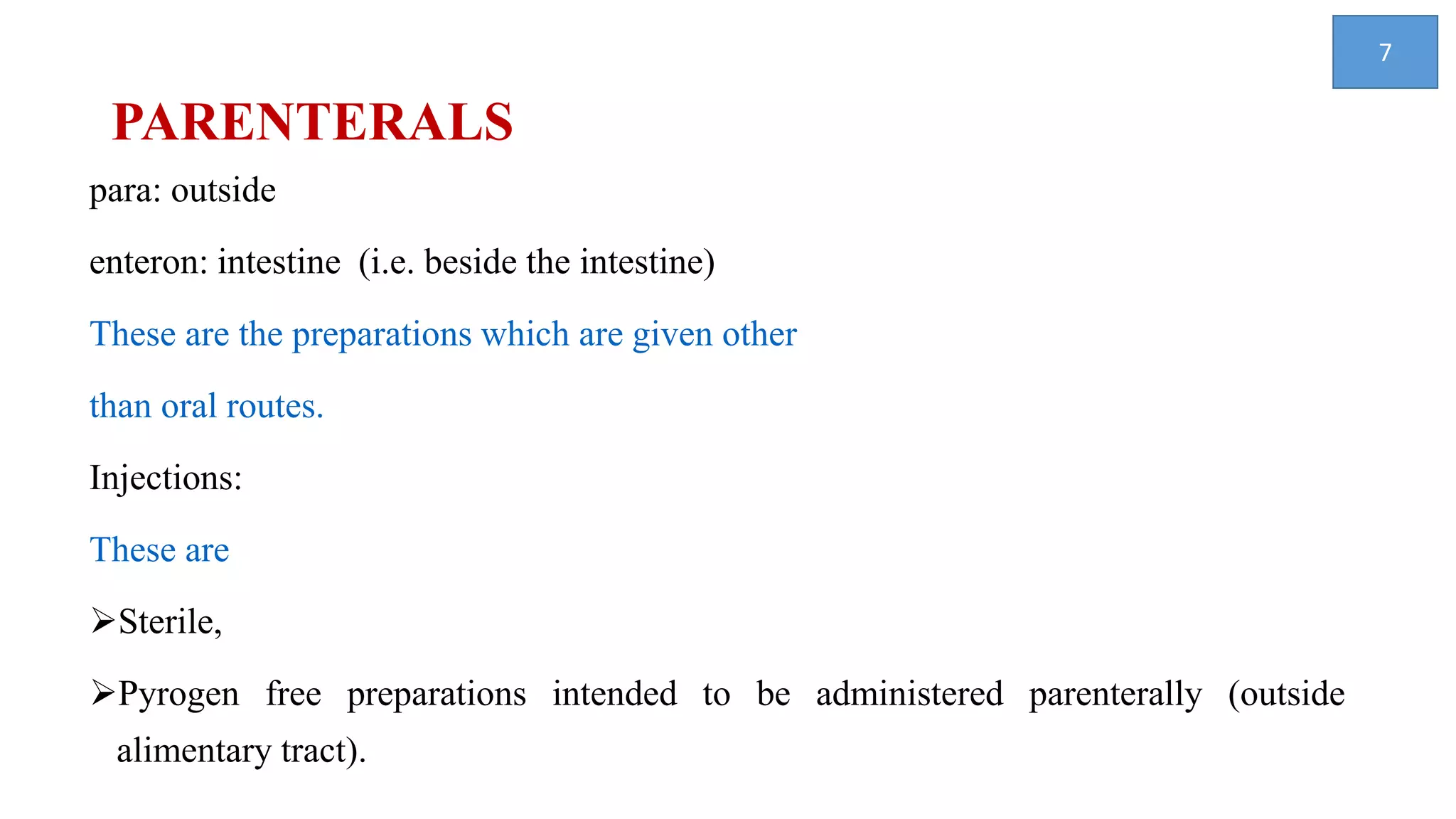 Sterile dosage form | PPTX