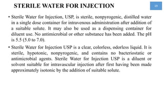 Sterile dosage form | PPTX