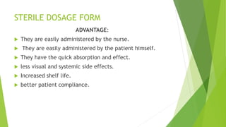 Sterile dosage form (opthalmic) | PDF