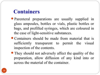 Sterile dosageforms | PPT