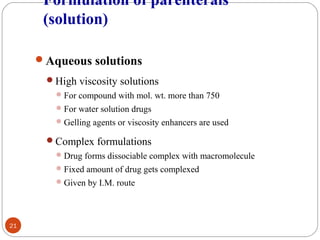 Sterile dosageforms | PPT