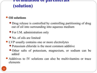 Sterile dosageforms | PPT