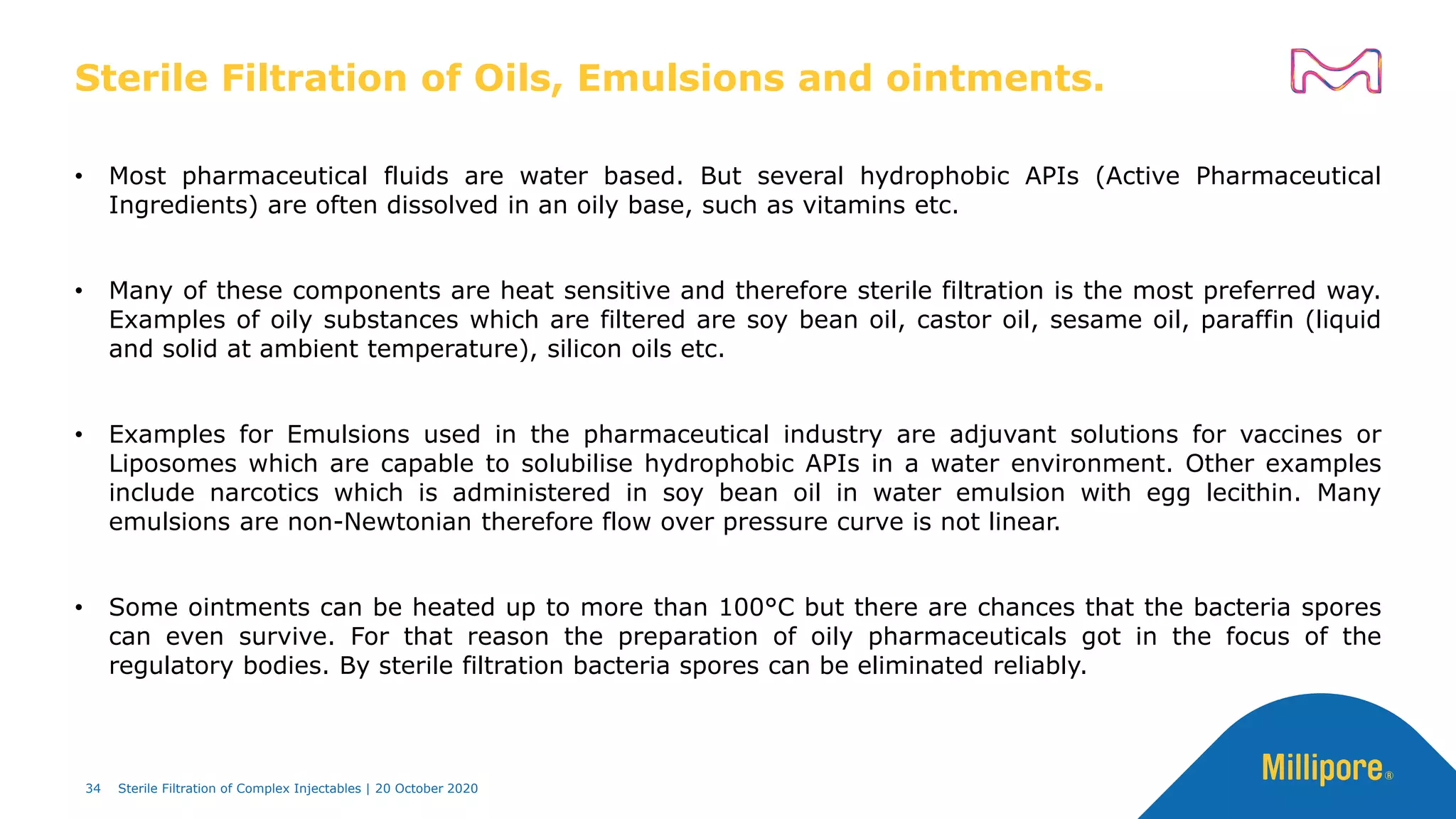 Sterile filtration of complex injectables by Partha Banerjee | PPT