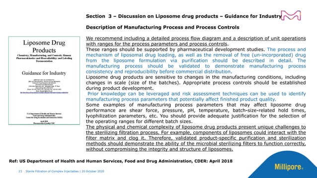 Sterile filtration of complex injectables by Partha Banerjee | PPT