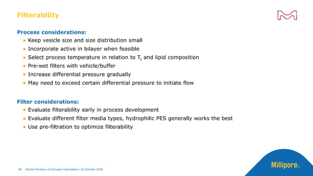 Sterile filtration of complex injectables by Partha Banerjee | PPT