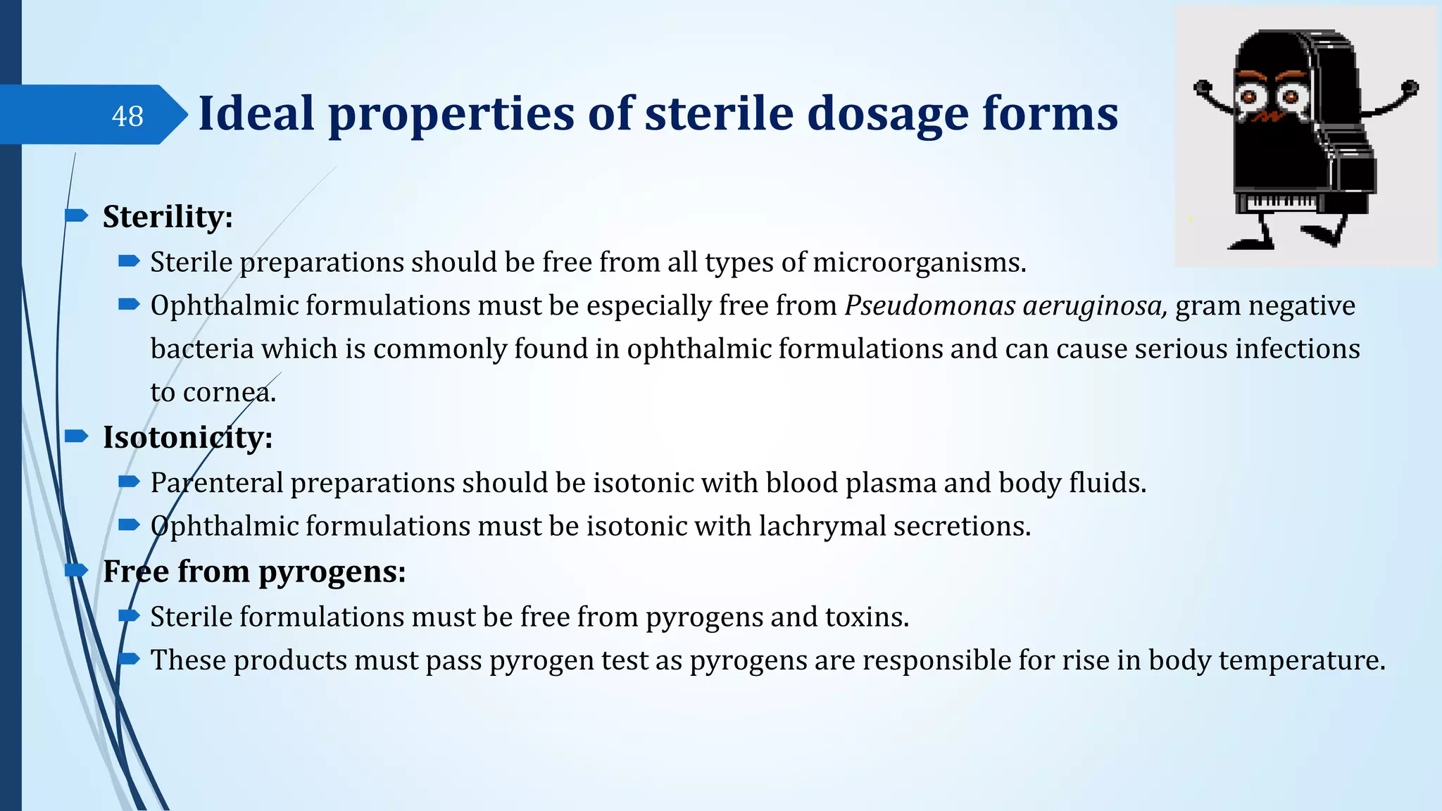 Sterile formulations | PDF