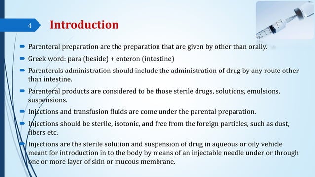 Sterile formulations | PDF