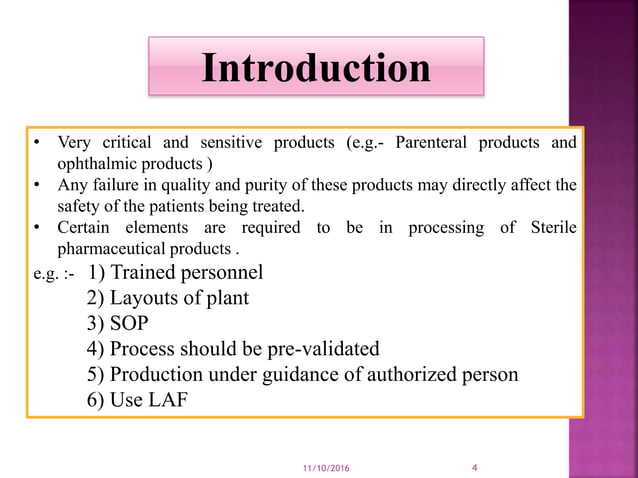 Sterilepharmaceuticalproduct | PPTX