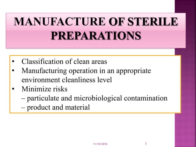 Sterilepharmaceuticalproduct | PPTX