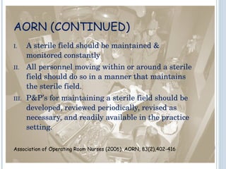 Sterile Technique Powerpoint | PPT