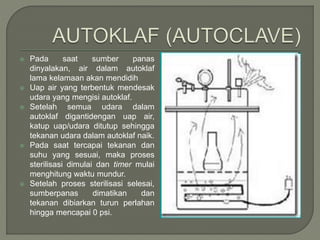 Sterilisasi Mikrobiologi | PPTX
