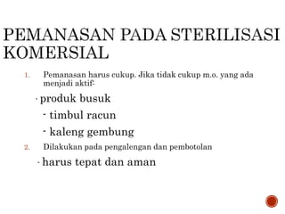 Sterilisasi pangan | PPTX