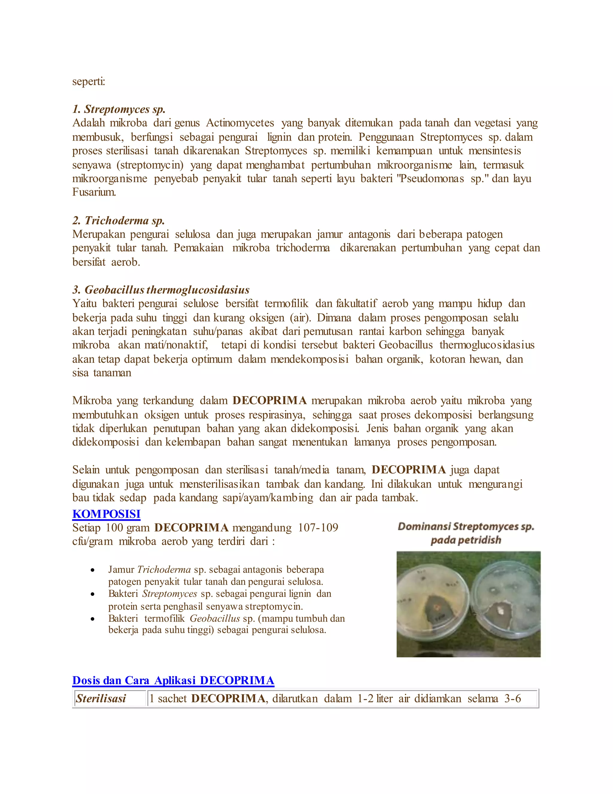 Sterilisasi mikroba patogen dan dekomposisi media tanam | DOCX