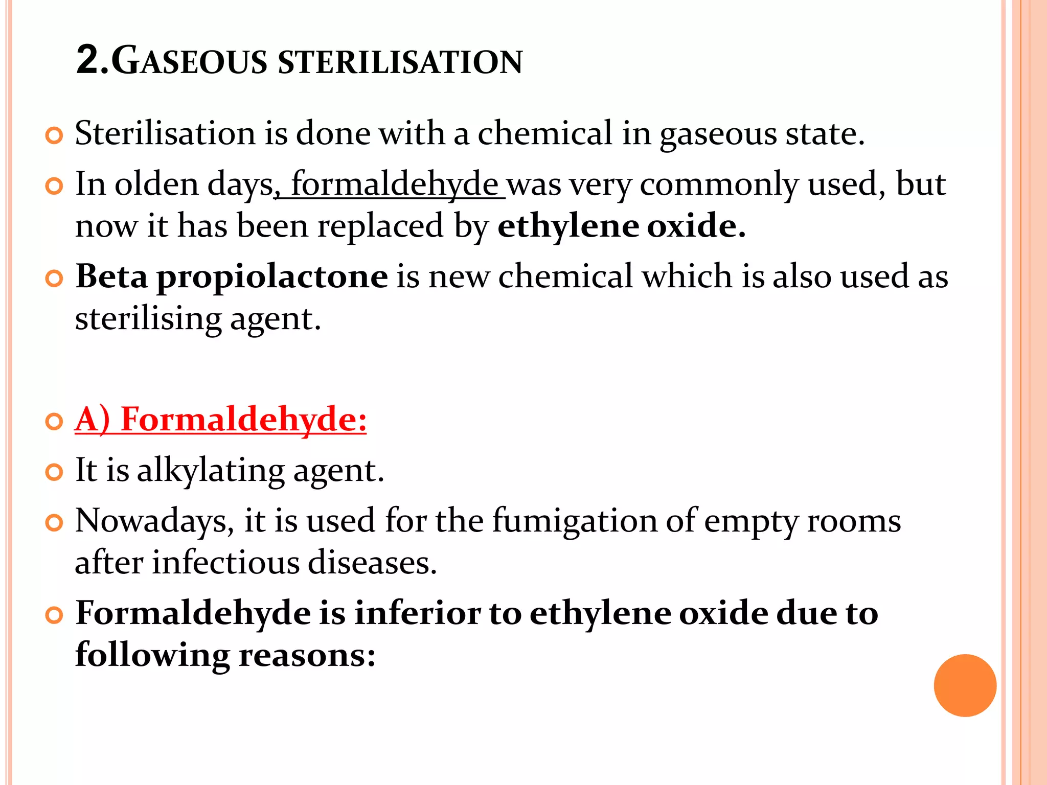 Sterilisation | PPTX