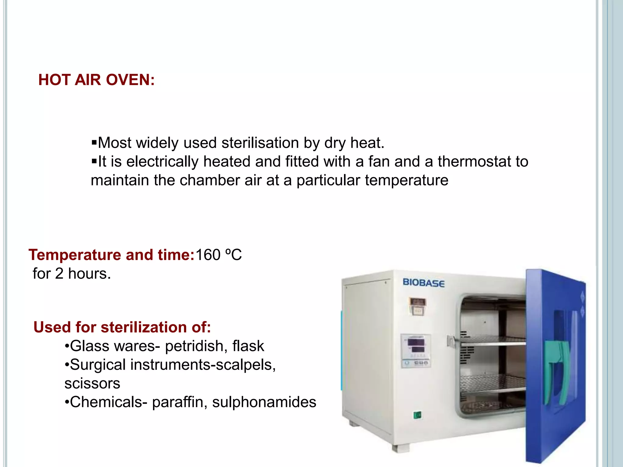 Sterilisation and disinfection - dental implication | PPTX