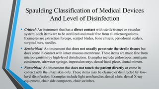 STERILIZATION AND DISINFECTION IN ORAL AND MAXILLOFACIAL SURGERY | PPTX