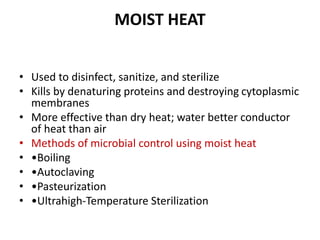 Sterilisation and Disinfection by DR C P PRINCE | PPTX