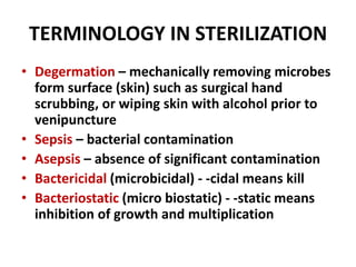 Sterilisation and Disinfection by DR C P PRINCE | PPT