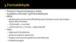 Sterilisation & disinfection | PPT