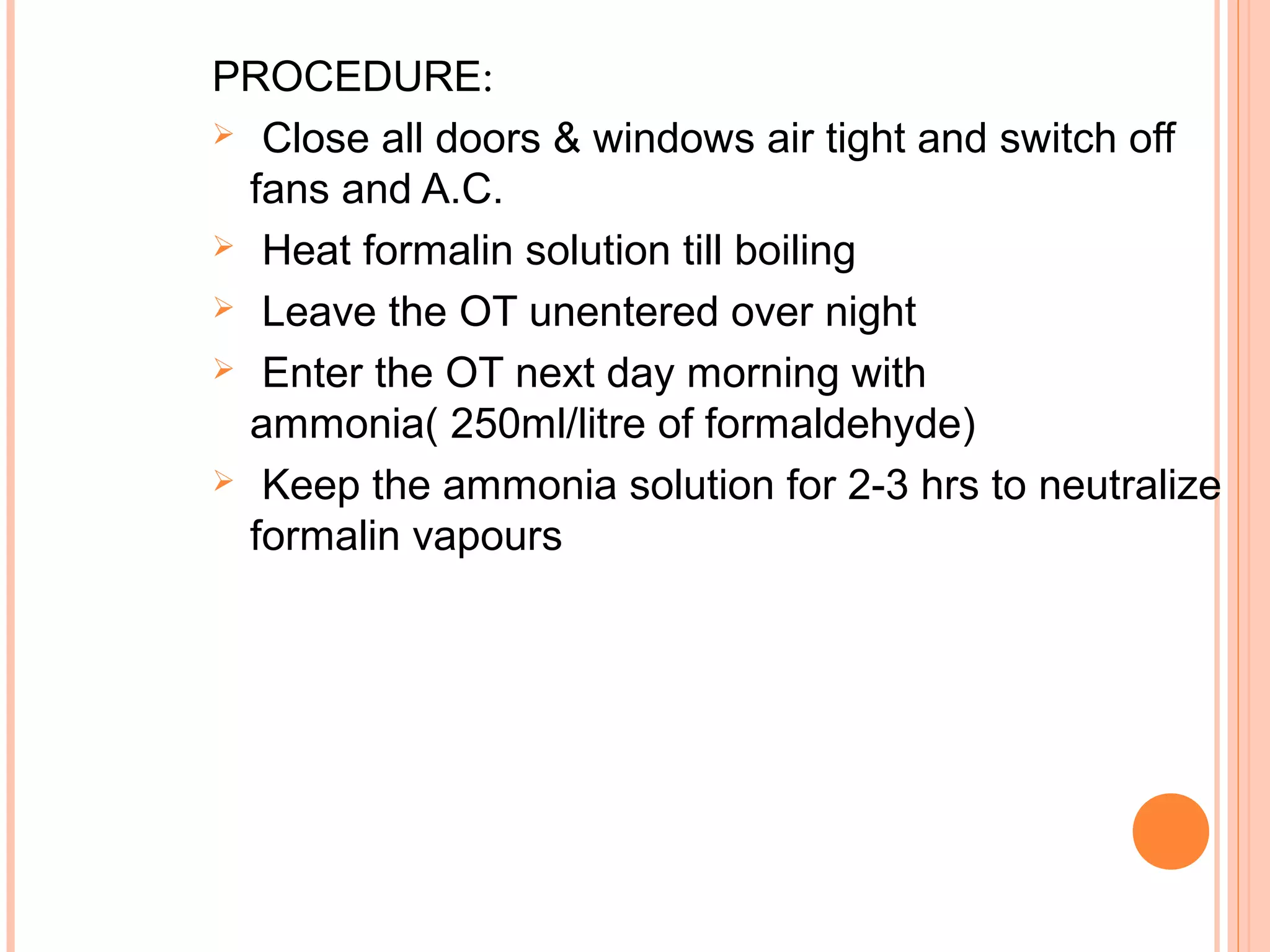 Sterilization Chemical Method | PPT