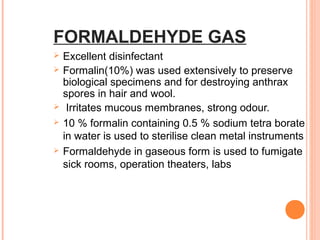 Sterilization Chemical Method | PPT