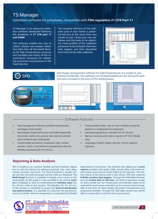 Brosur Aplikasi Tecnosoft : Food & Beverages - Sterilisation & Pasteurization | PDF