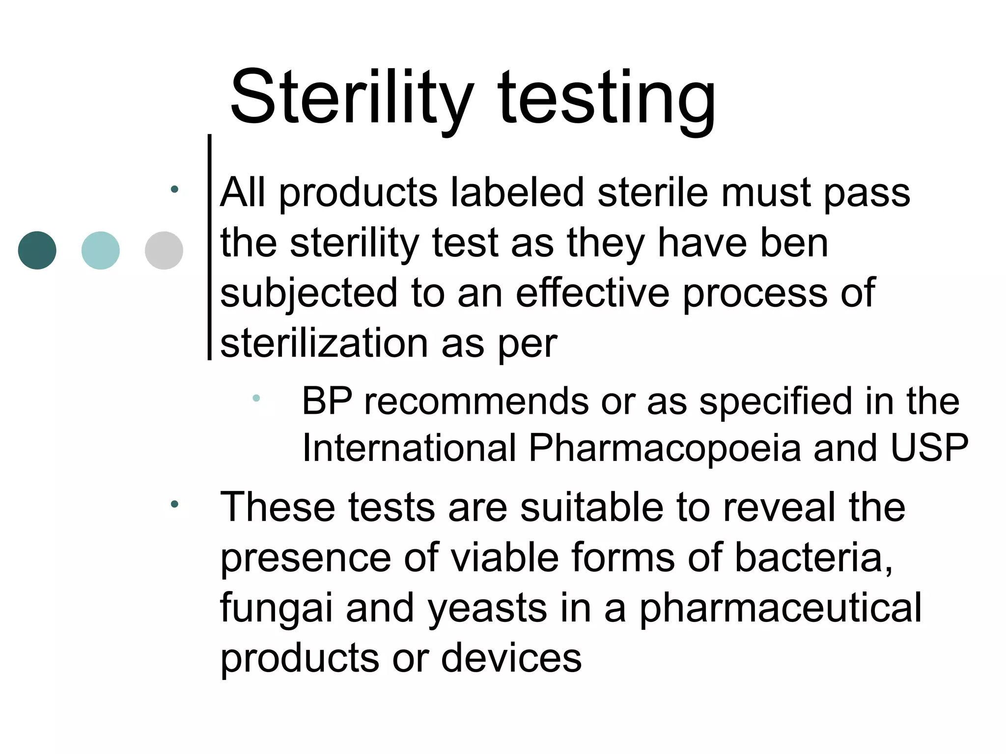 Sterility test | PPT