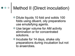 Sterility test | PPT