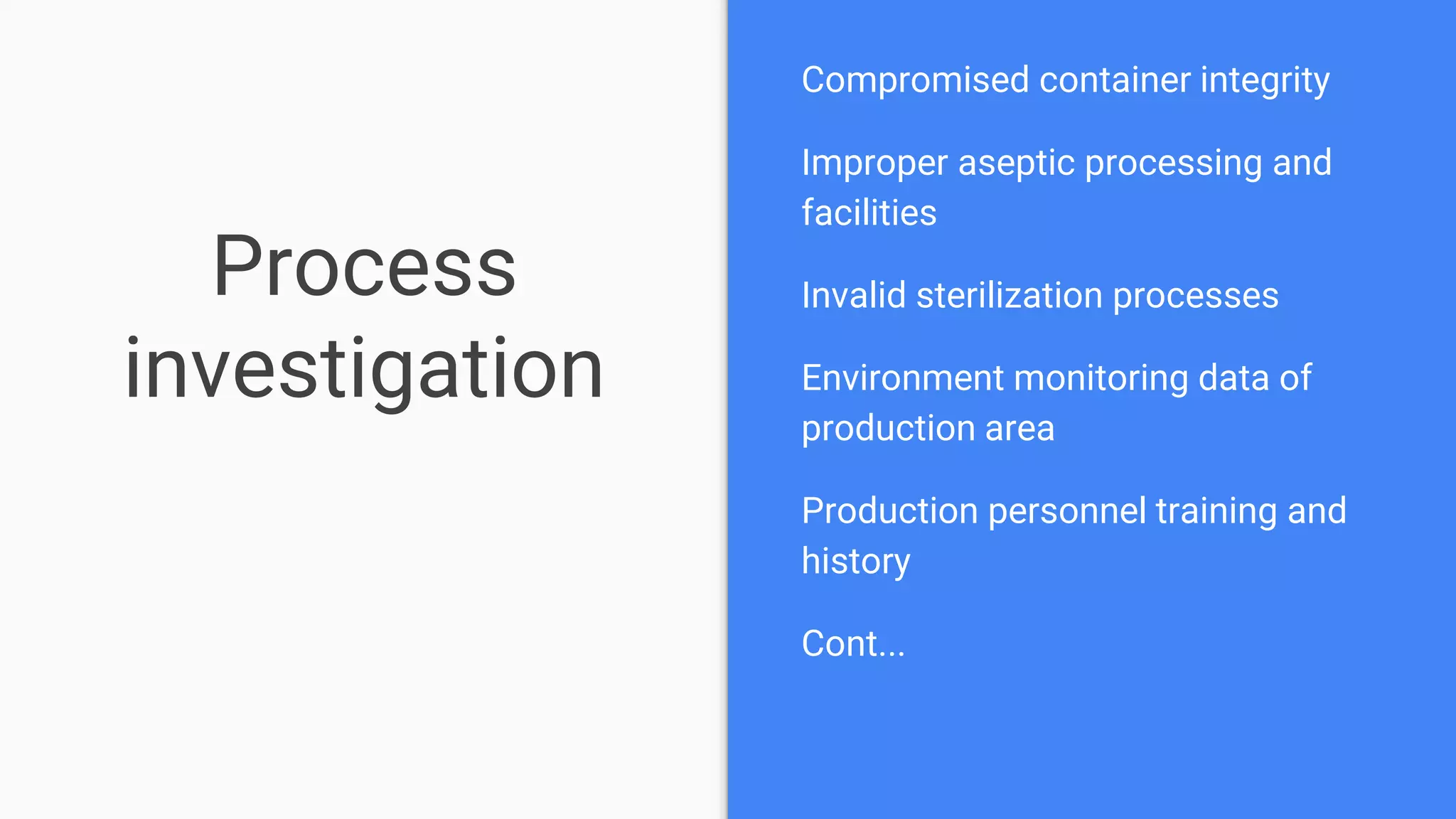 Sterility test failure investigation | PPT