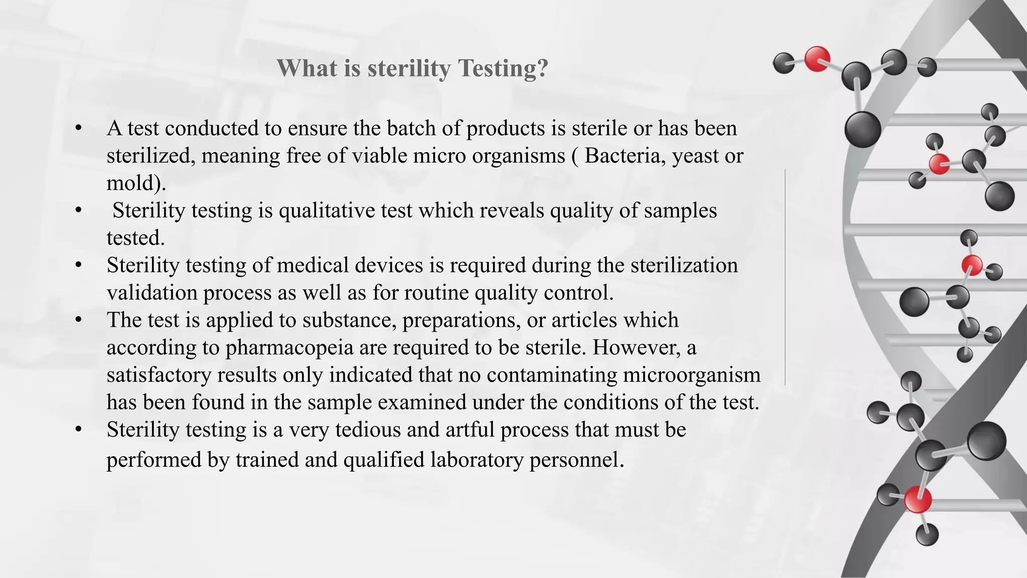 Sterility testing USP 71 | PDF