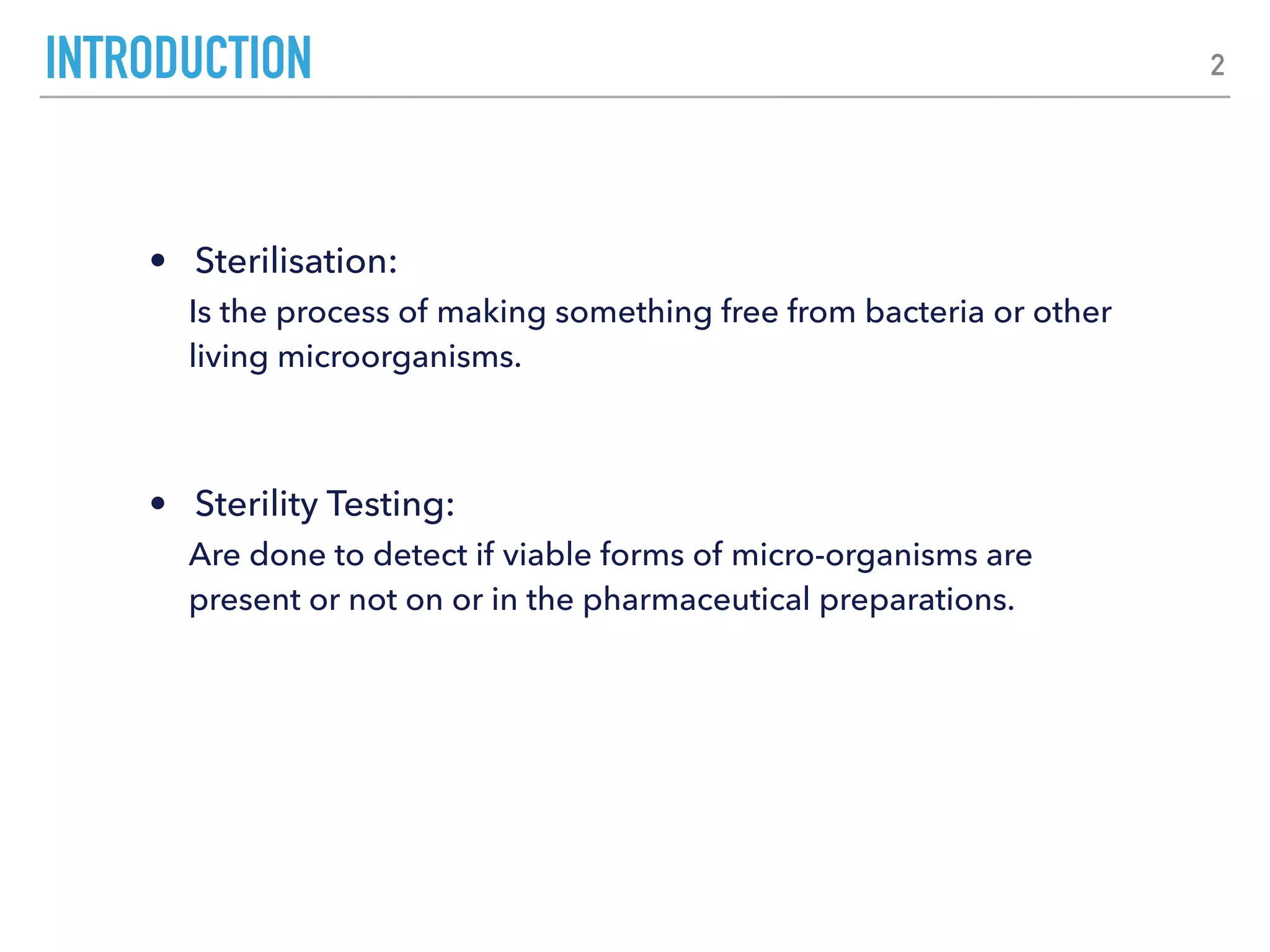 Sterility testing | PDF