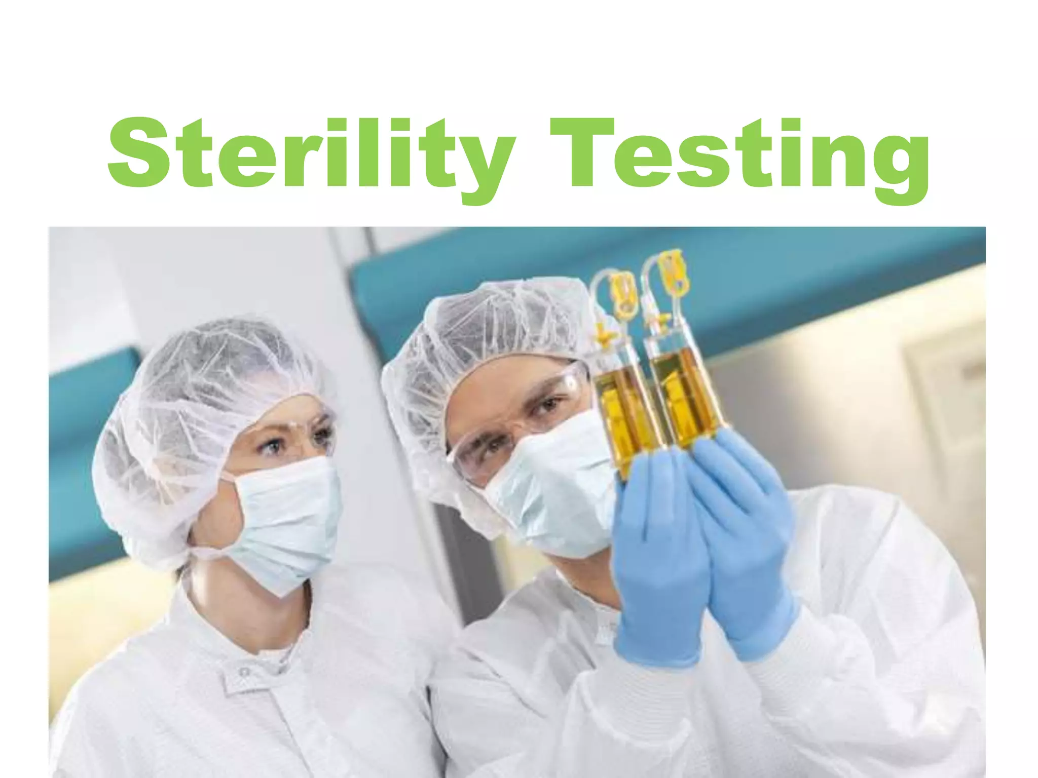 Sterility testing | PPTX