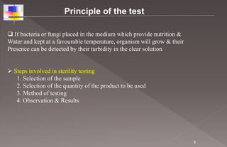 Sterility testing | PPT