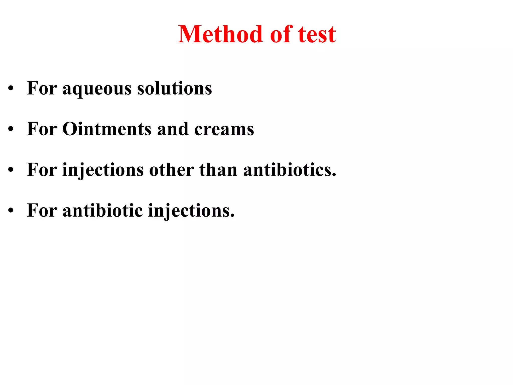 Sterility testing of Pharmaceutical Products | PPT