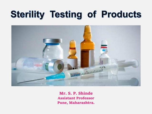 Sterility Testing of Products | PDF