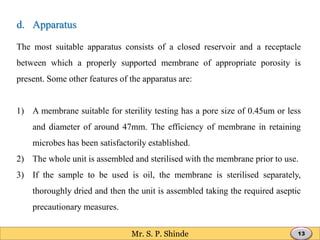 Sterility Testing of Products | PDF
