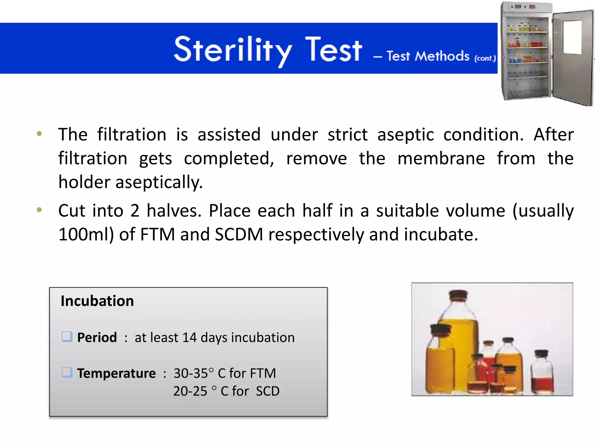 Sterility tests | PPTX
