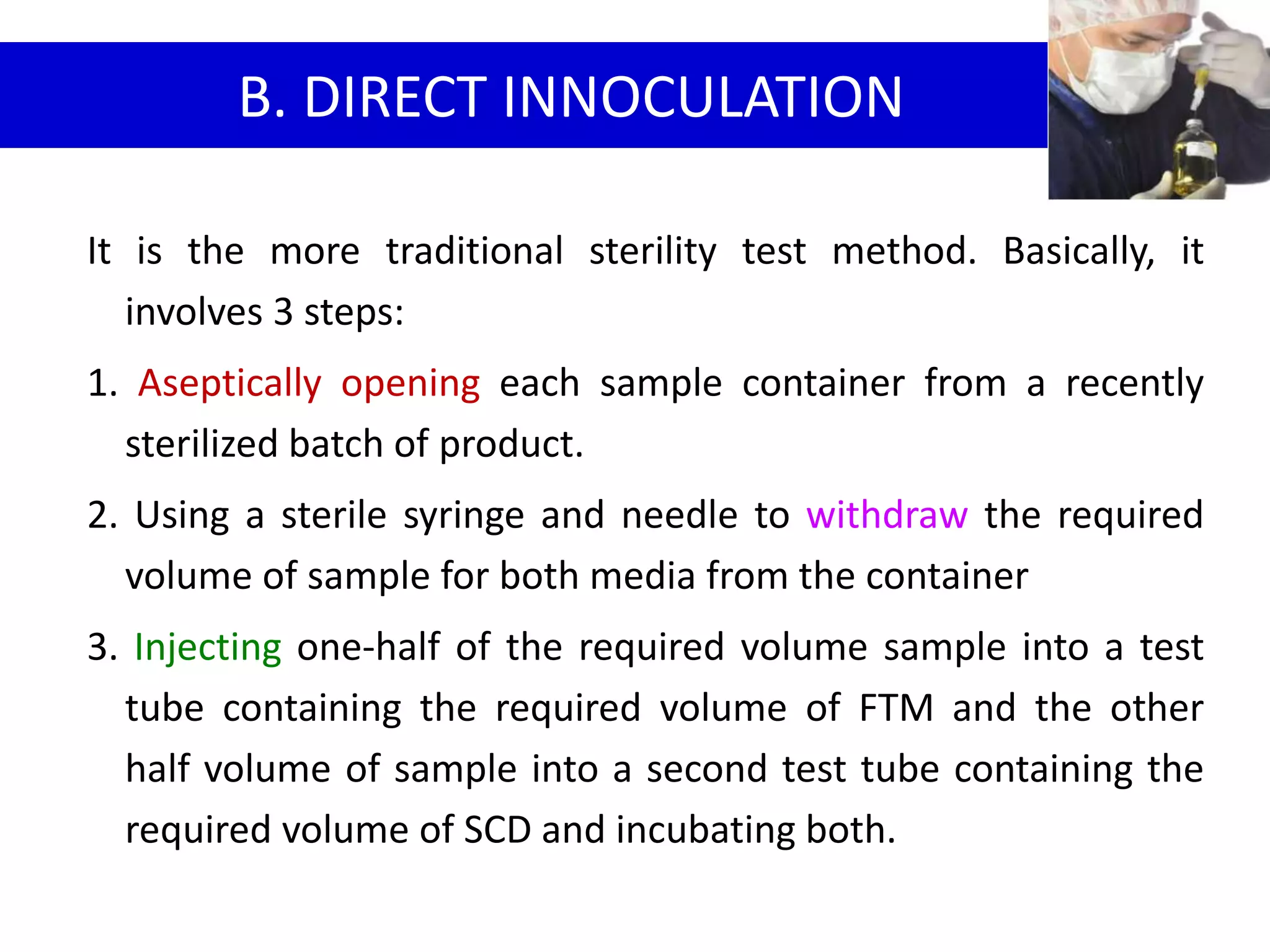 Sterility tests | PPTX