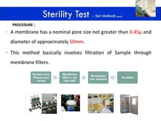 Sterility tests | PPTX