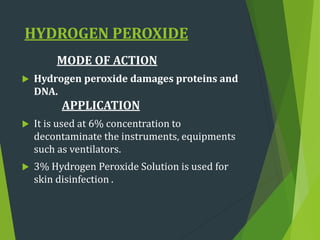 STERILIZATION AND DISINFECTION | PPTX
